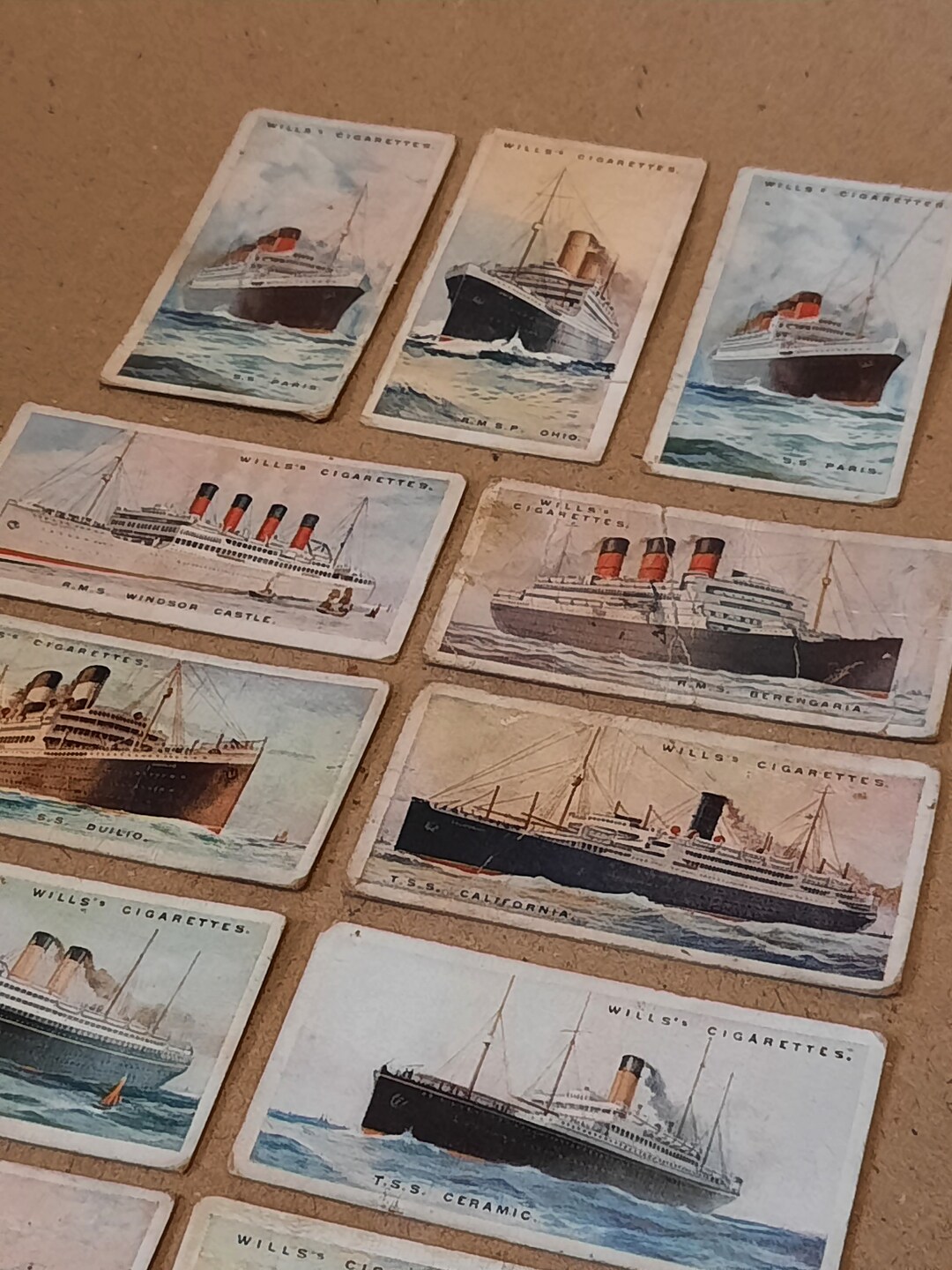 Collection of 14 Antique Vintage SHIPS Nautical Paper Cards - Etsy