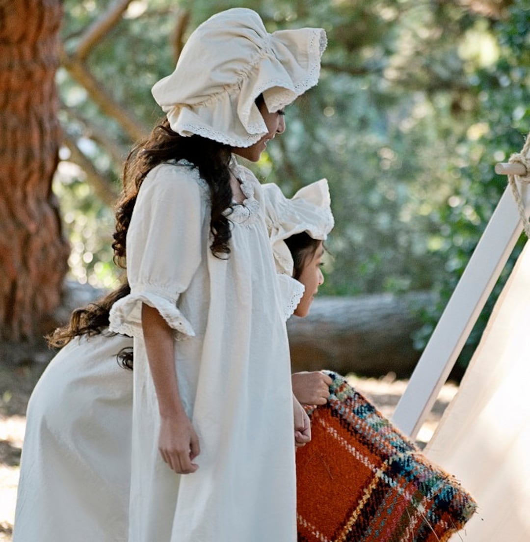 LHOP Costume Dress AND Mob Cap Xsm-2x Renaissance Chemise - Etsy