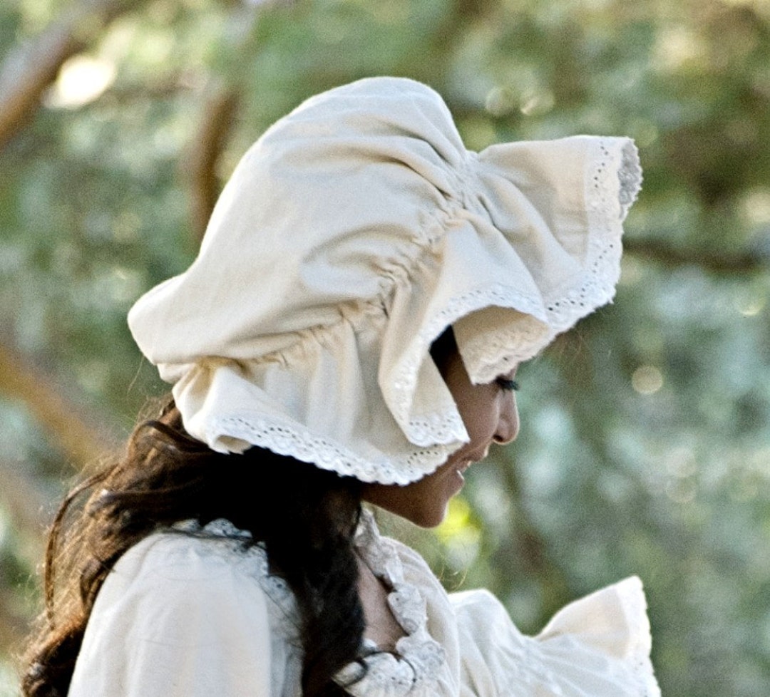 Prairie Pioneer Renaissance Mob Cap Fits Most Adults Custom Made - Etsy