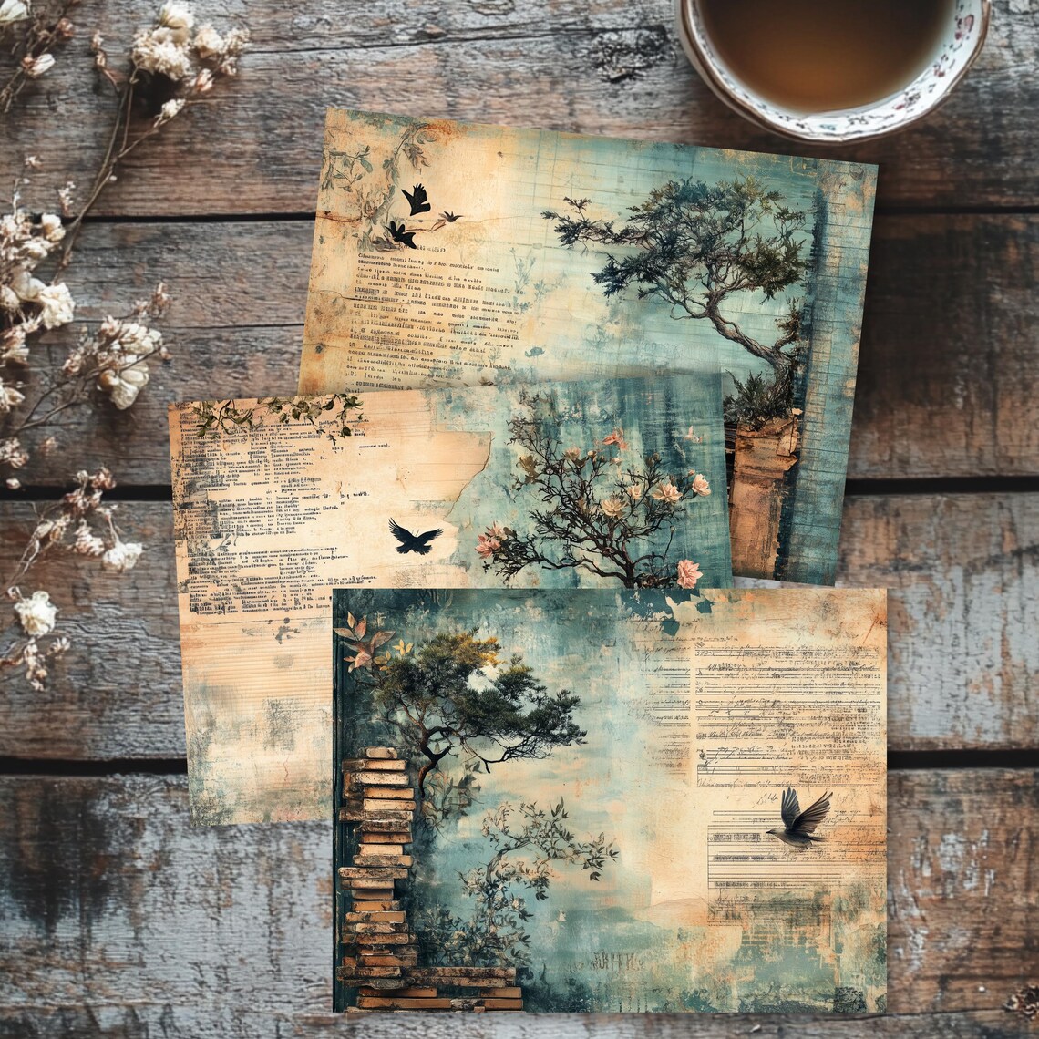 Enchanted Relics: Vintage Fairytale Papers | 18th-century Oil Painting ...