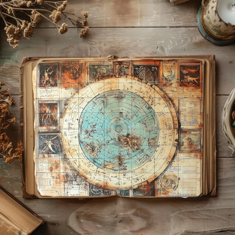 Victorian Alchemy Collection | 10 Junk Journal Pages + 5 Bonus ...