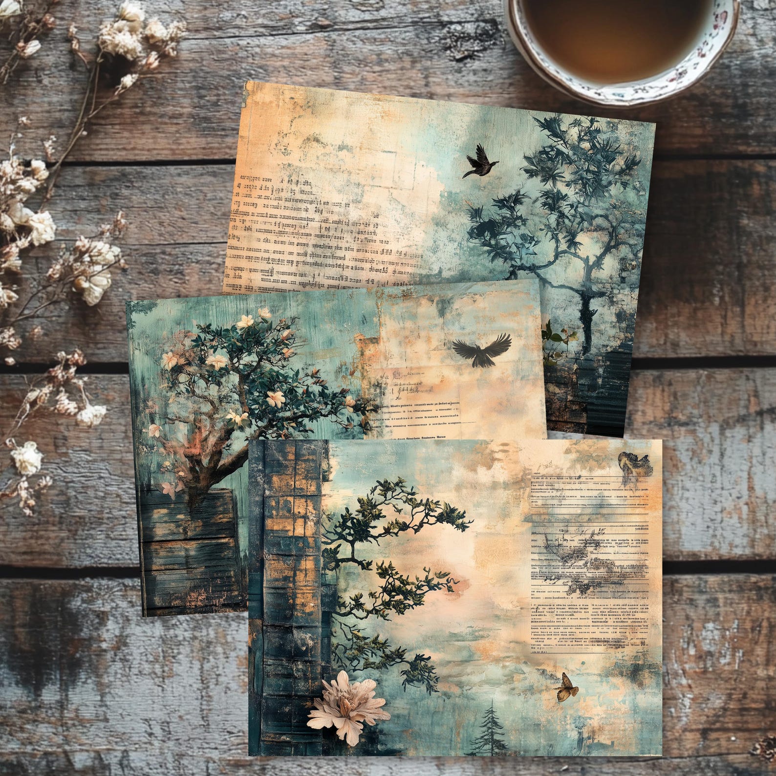 Enchanted Relics: Vintage Fairytale Papers | 18th-century Oil Painting ...