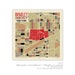Bradley University Peoria Illinois Campus Art Map Print - Etsy