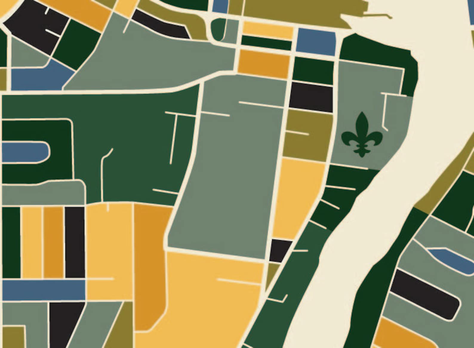 St Norbert College De Pere Wisconsin Campus Art Map Print - Etsy