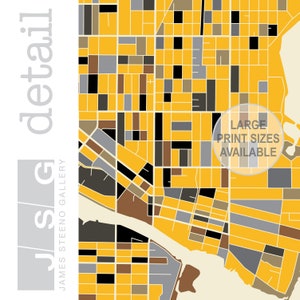 UWO – Oshkosh, Wisconsin University Campus Art Map Print (UW-OH) by ...