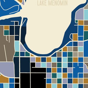 Stout - Menomonie, Wisconsin University Campus Art Map Print by James ...
