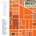 Carroll University Waukesha Wisconsin Campus Art Map Print - Etsy