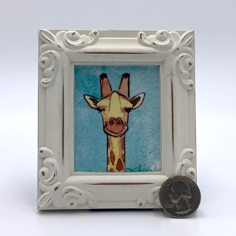 Small Giraffe Art Print - Etsy