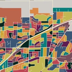 Sun Prairie, Wisconsin City Art Map Print (dane County) by James Steeno ...