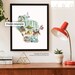Up North Wisconsin Fun Map Watercolor Art Print by James - Etsy