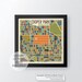 Fox Cities Wisconsin Typography Map Art Print by James Steeno fox ...