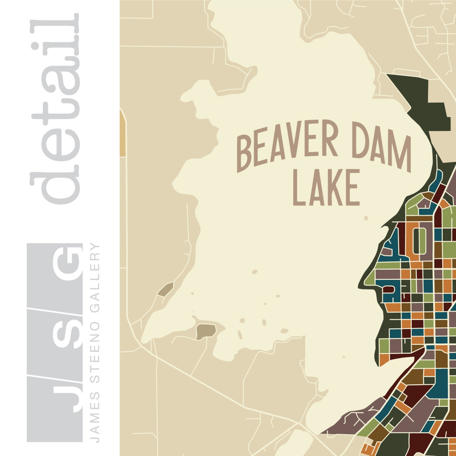 Beaver Dam Wisconsin City Art Map Print Dodge County by | Etsy