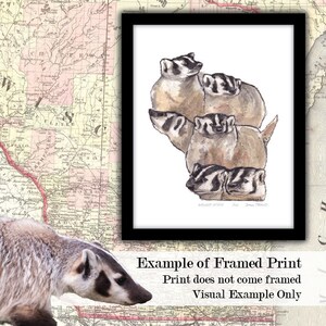The Badger State Wisconsin Illustrated Art Print by James Steeno - Etsy