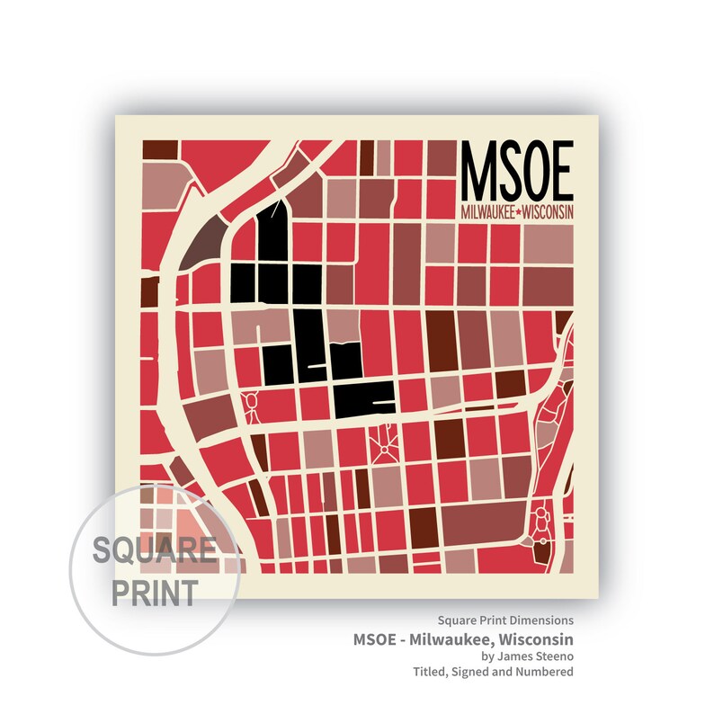MSOE Milwaukee School of Engineering Milwaukee Wisconsin - Etsy