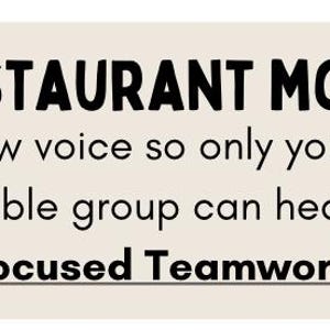 Voice Level Modes Poster | Movie, Coffee Shop, Restaurant Theme ...