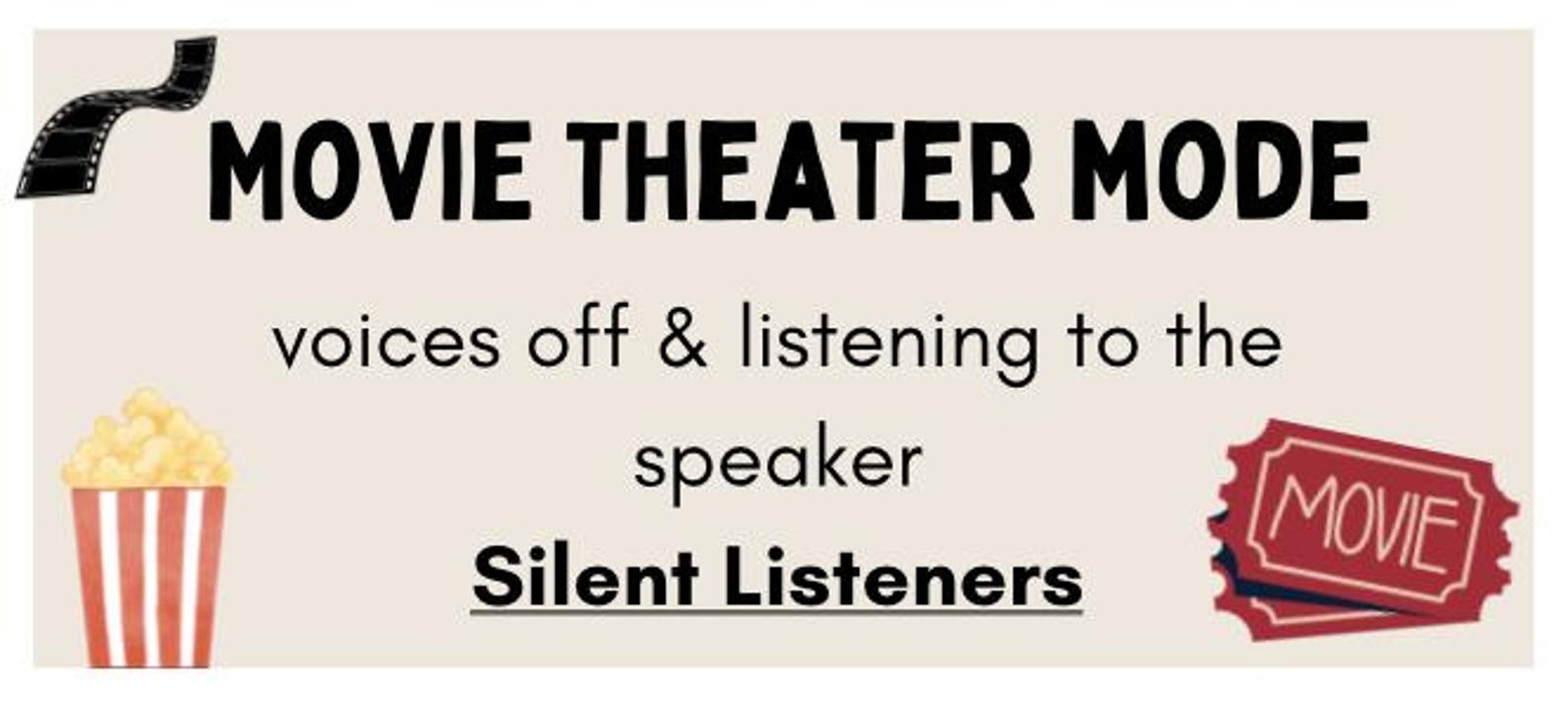 Voice Level Modes Poster | Movie, Coffee Shop, Restaurant Theme ...