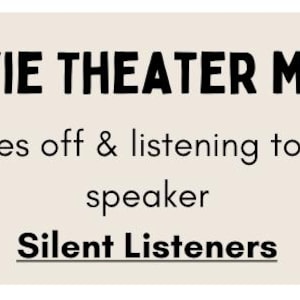 Voice Level Modes Poster | Movie, Coffee Shop, Restaurant Theme ...