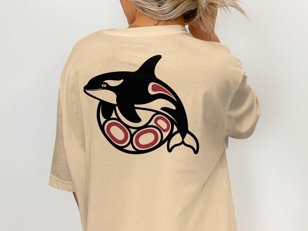 Orca Tribal Design PNG Instant Download, High Resolution Orca Printable ...
