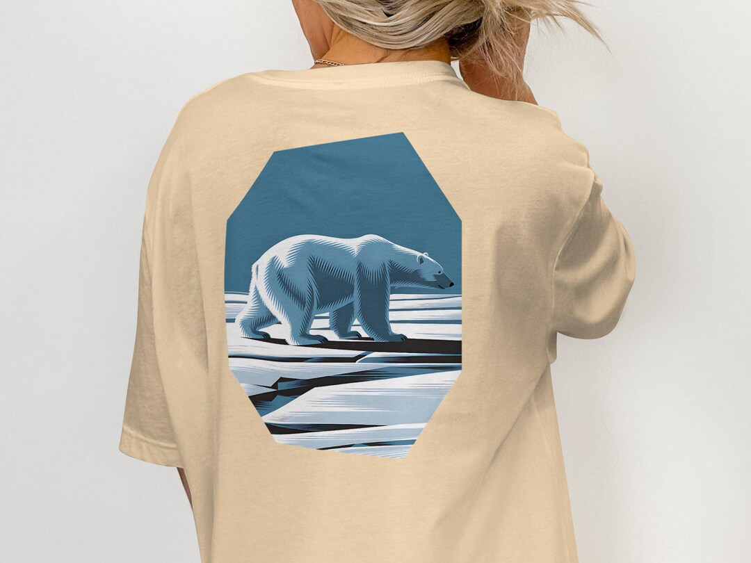 Polar Bear Winter Wonderland Art, Digital Download, Arctic Wildlife ...