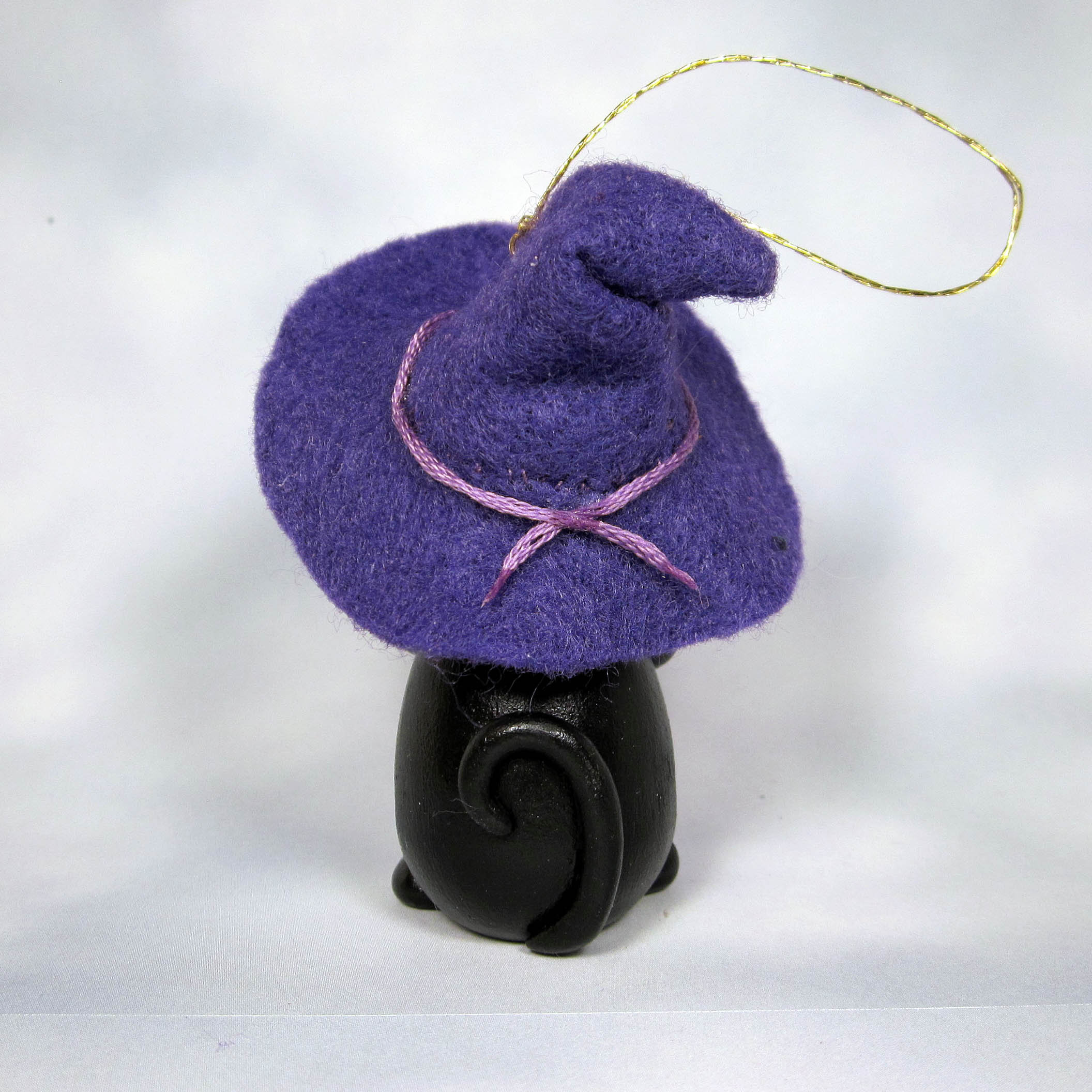 Halloween Witch Kitty Ornament - Etsy