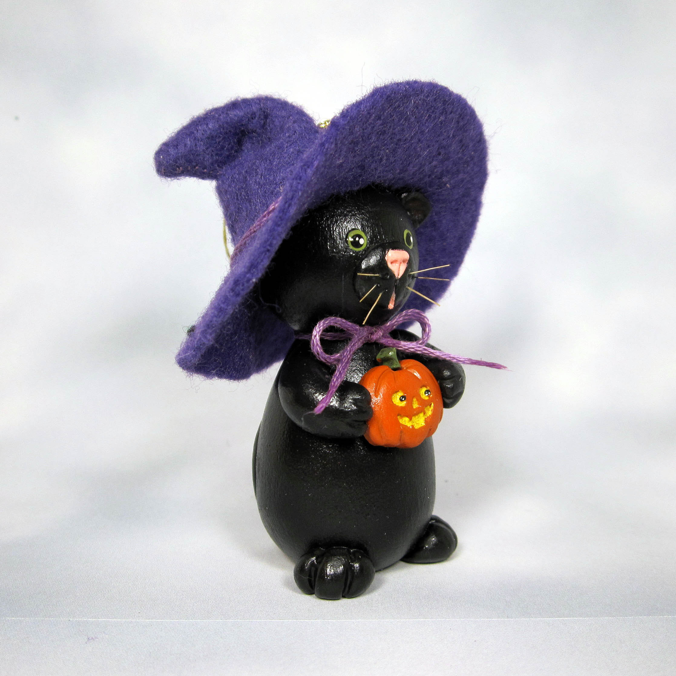 Halloween Witch Kitty Ornament - Etsy