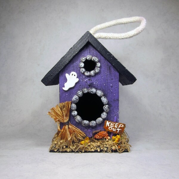 Halloween Birdhouse - Etsy