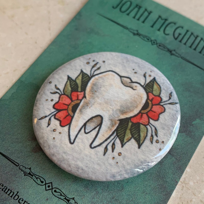 Tooth Button - Etsy