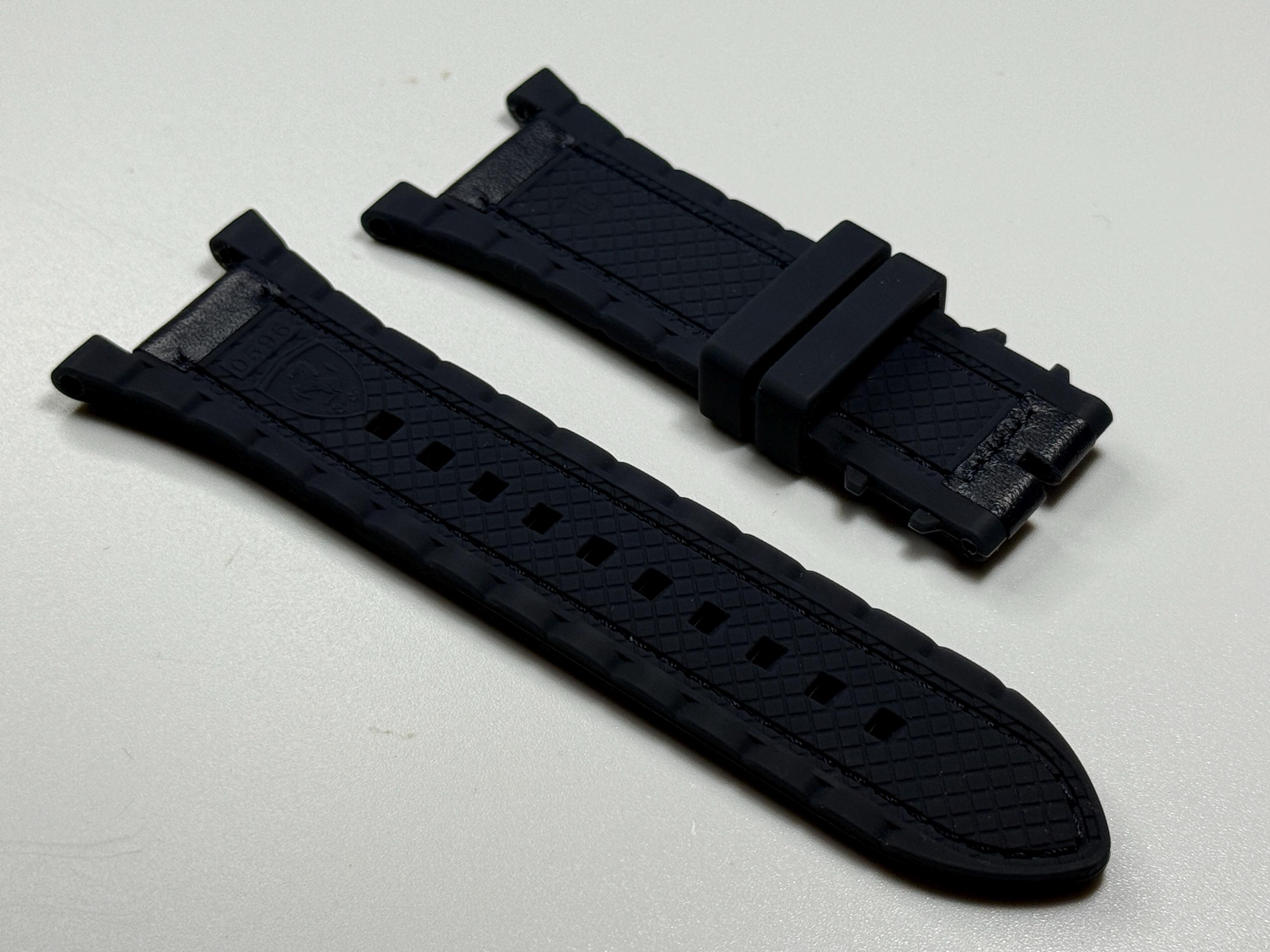 30MM Original Replacement Straps for Scuderia Ferrari Watches Rubber ...