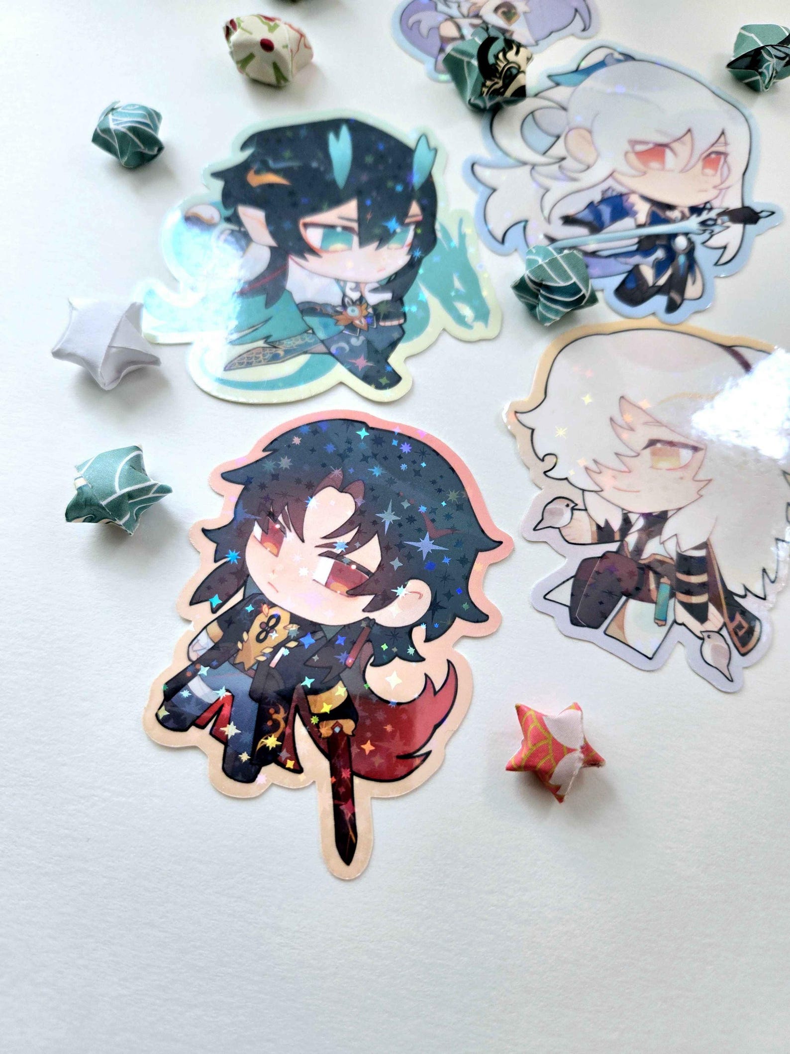 Honkai Star Rail [HSR] Holographic Star Foil Stickers - Etsy