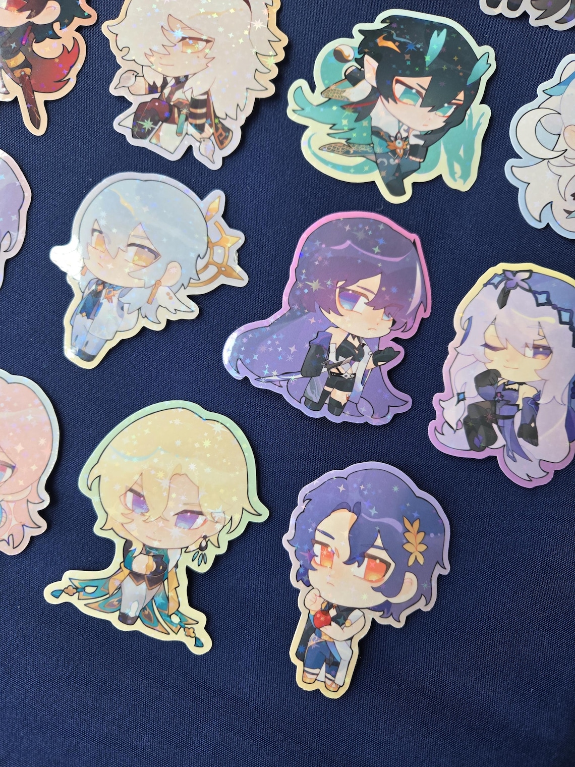 Honkai Star Rail [HSR] Holographic Star Foil Stickers - Etsy