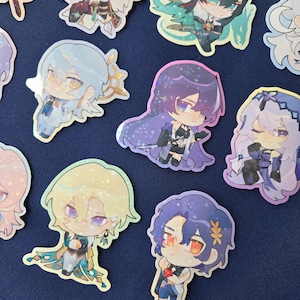 Honkai Star Rail [HSR] Holographic Star Foil Stickers - Etsy