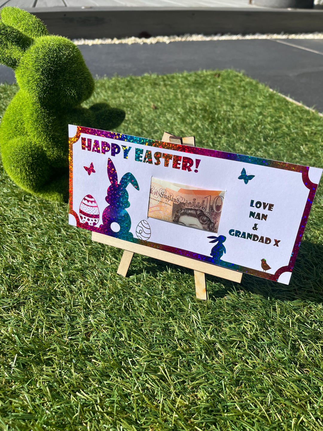 Personalised Easter Ticket, Personalised Foil Ticket, Custom Voucher ...