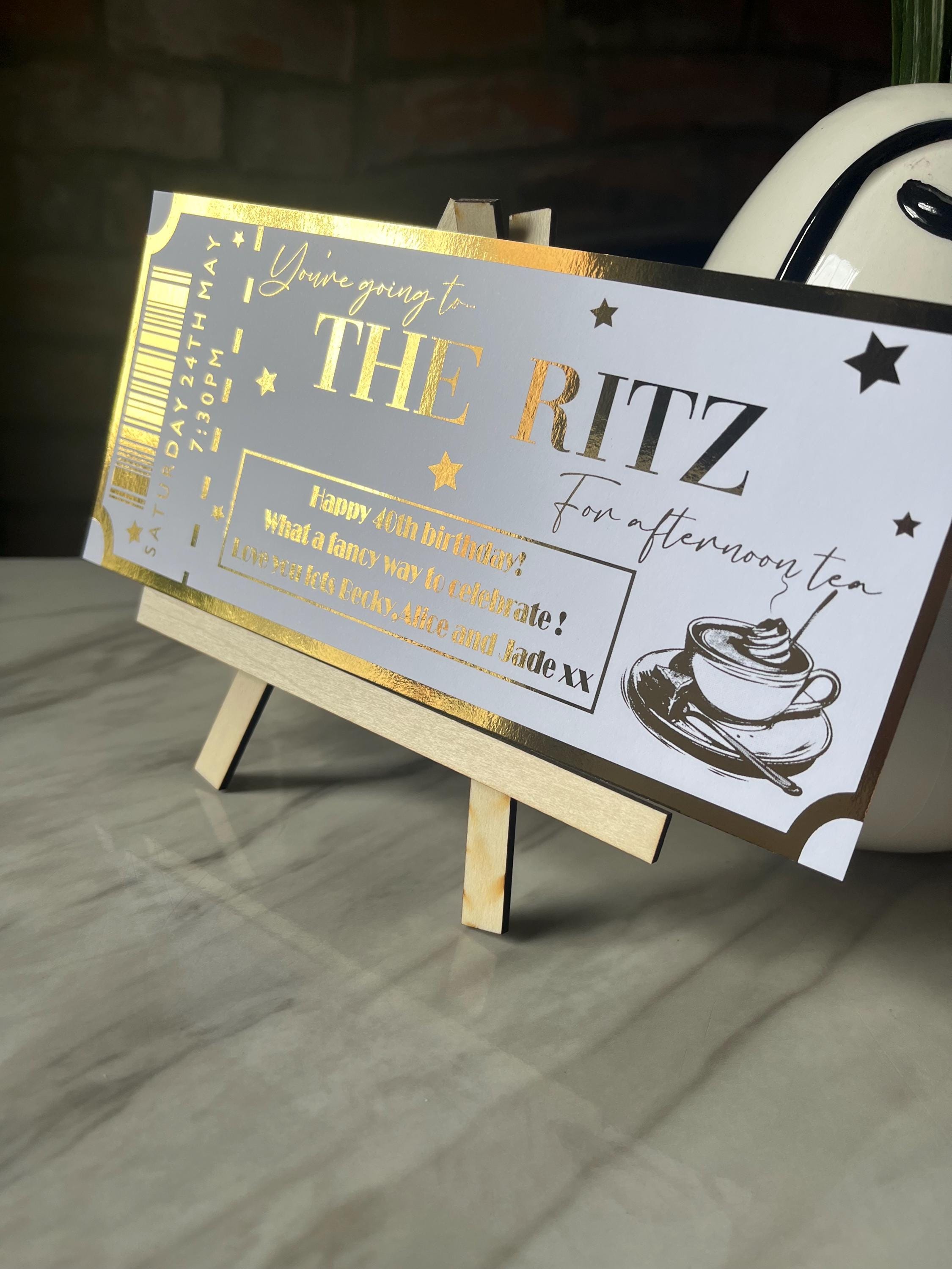 Personalised Event Ticket, Personalised Foil Ticket, Custom Voucher ...