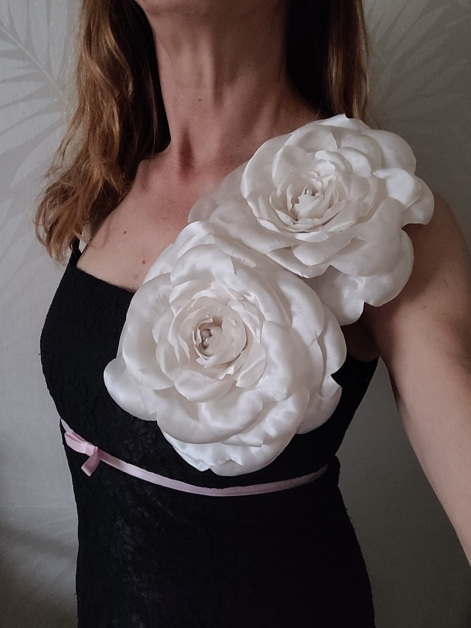 Large Flower Brooch Ivory Giant Flower Corsage Brooch - Etsy