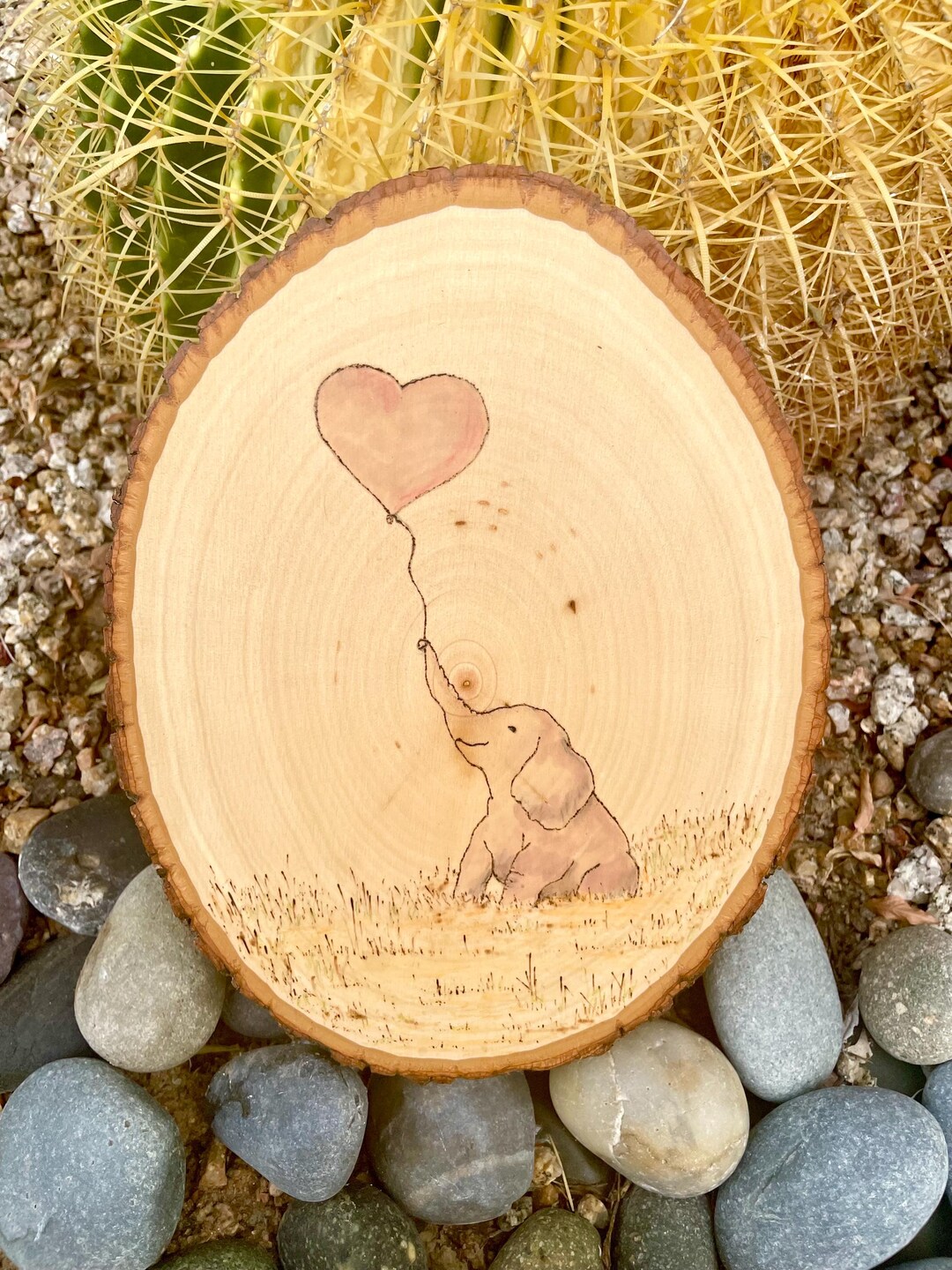 Elephant Wall Art - Pyrography/wood Burned Art - Etsy