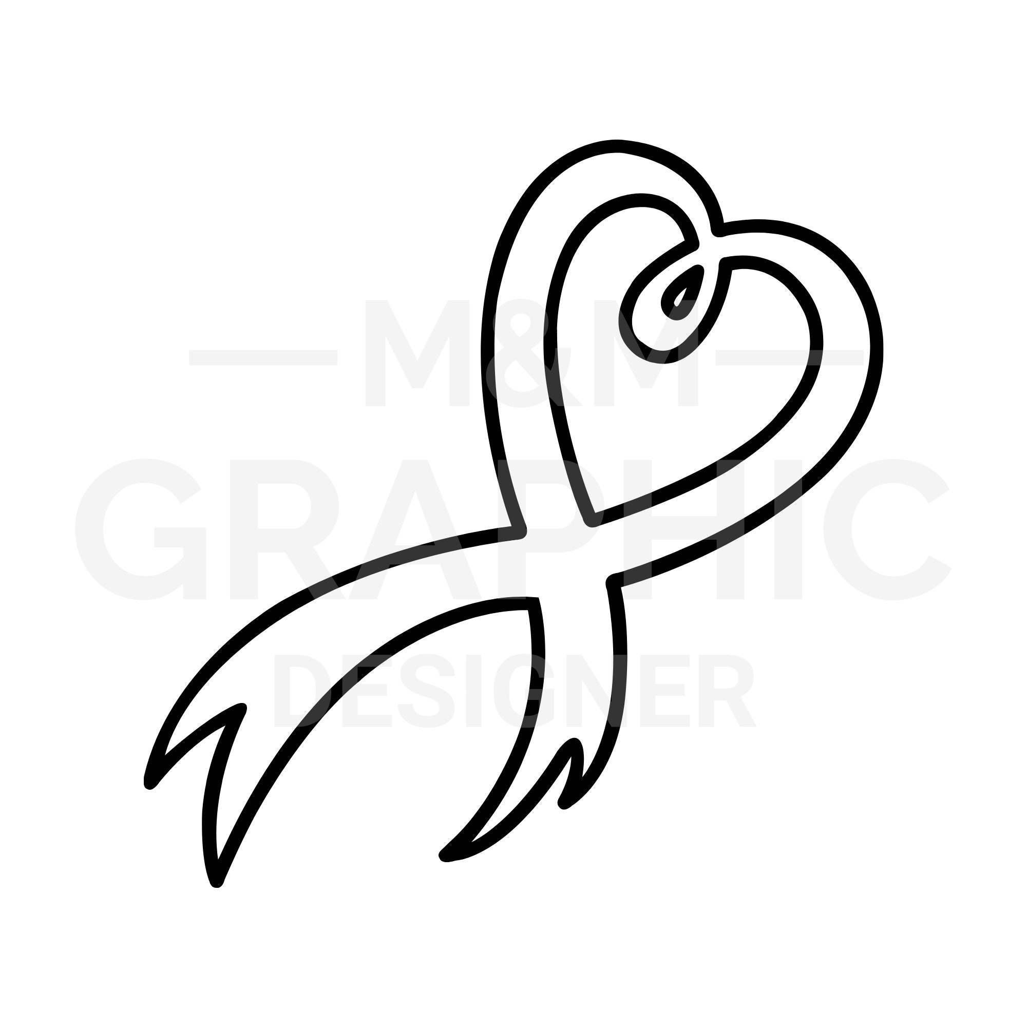 Awareness Ribbon Digital File - Etsy