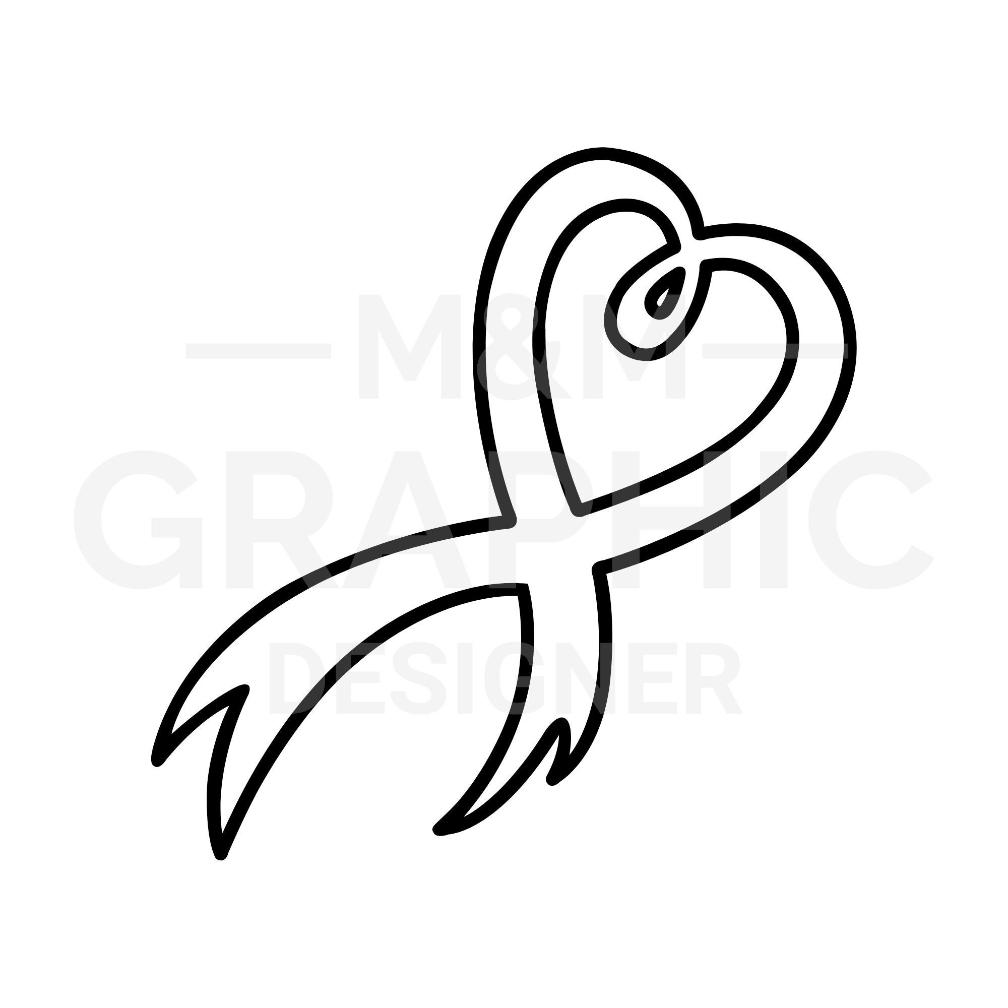 Awareness Ribbon Digital File - Etsy