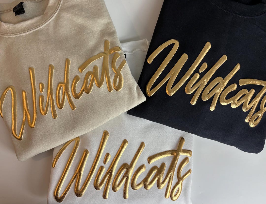 Custom Gold Metallic Puff - Etsy