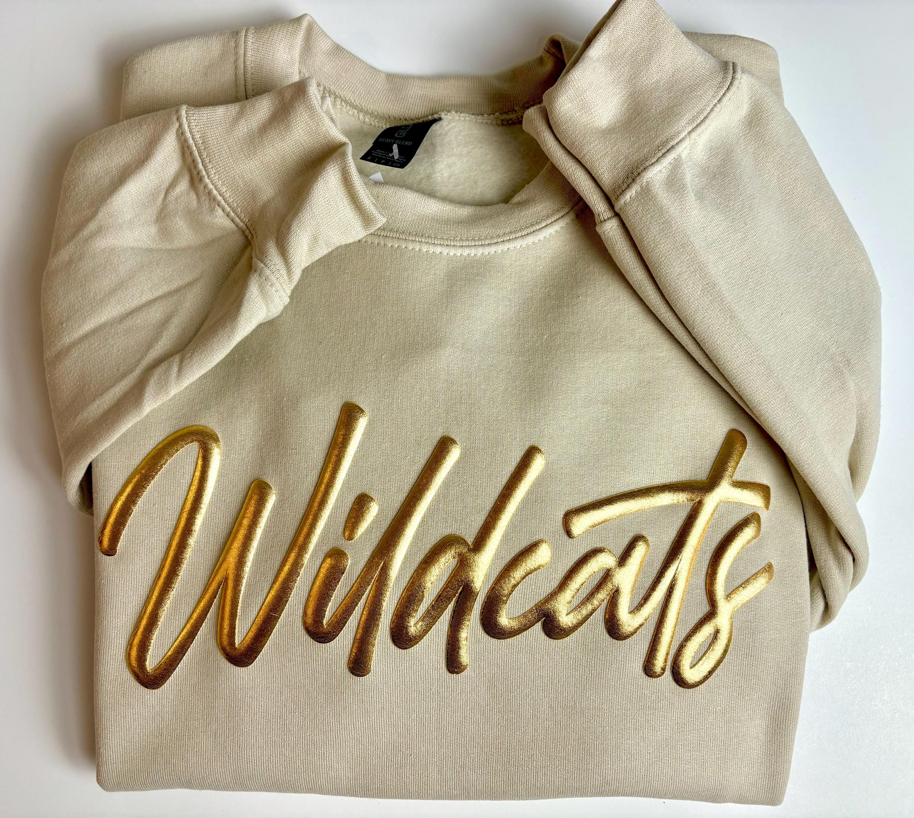 Custom Gold Metallic Puff - Etsy