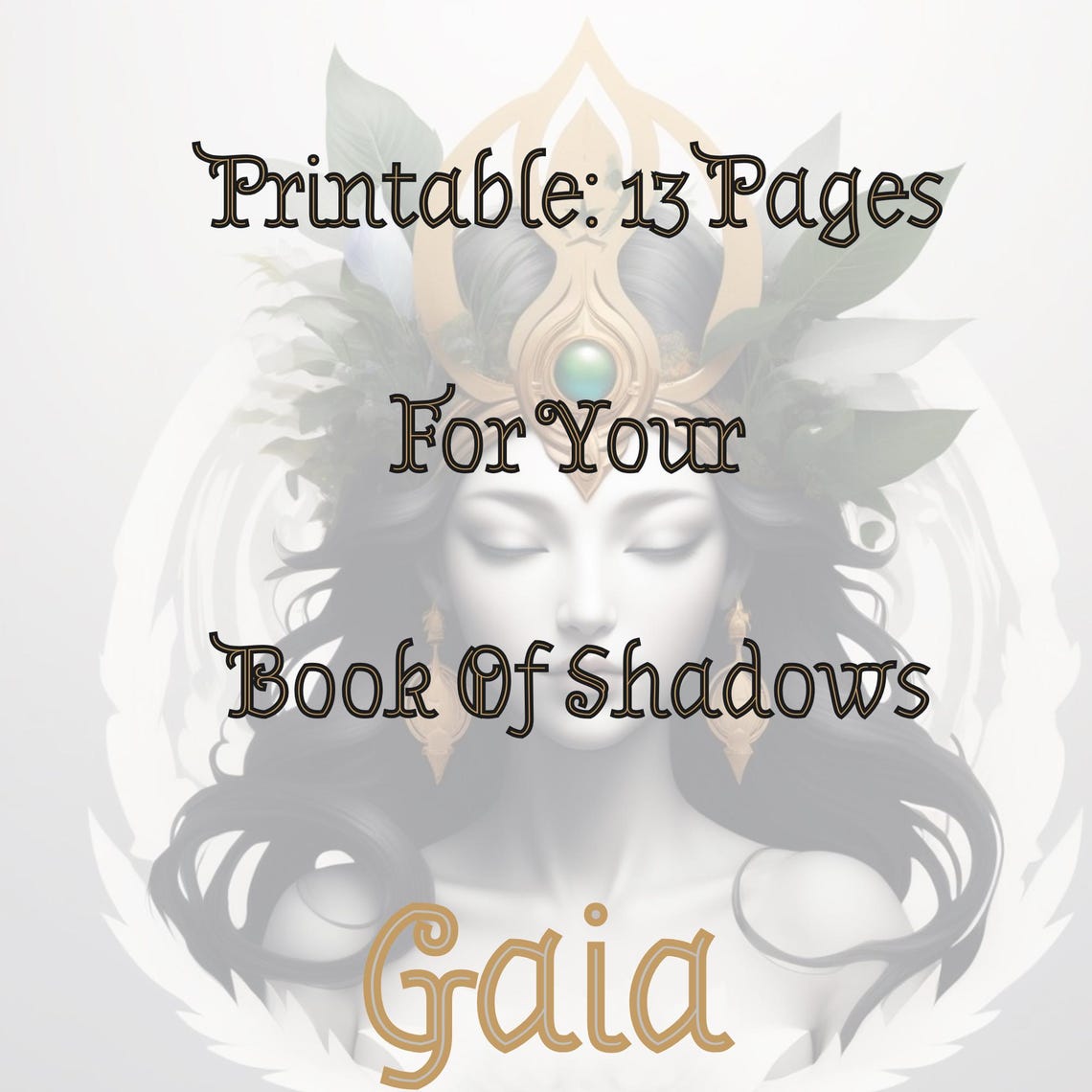 Gaia-inspired Printable Book of Shadows Pages - Digital Download - Etsy