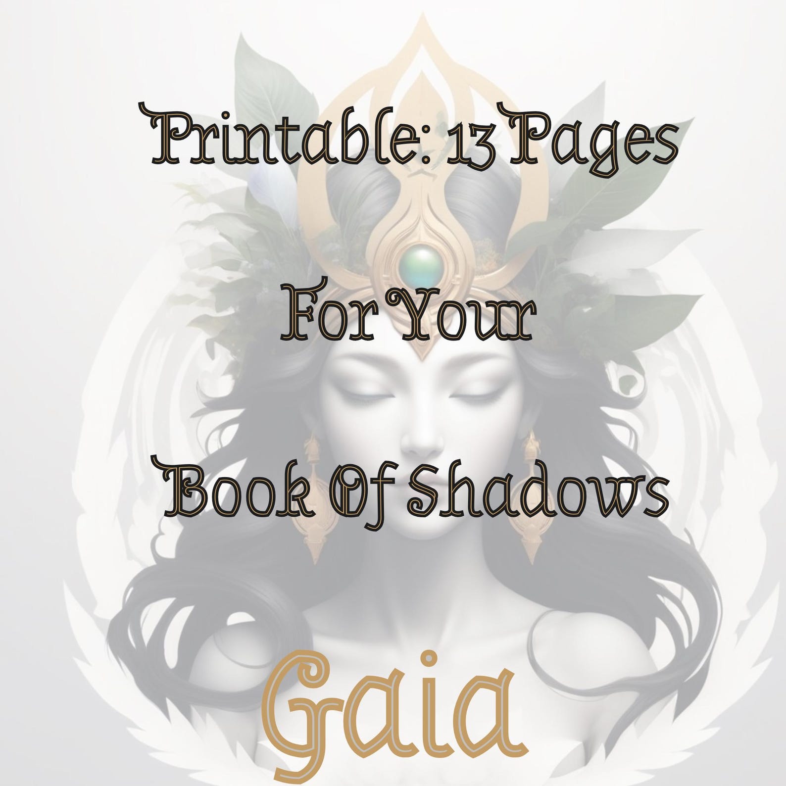 Gaia-inspired Printable Book of Shadows Pages - Digital Download - Etsy