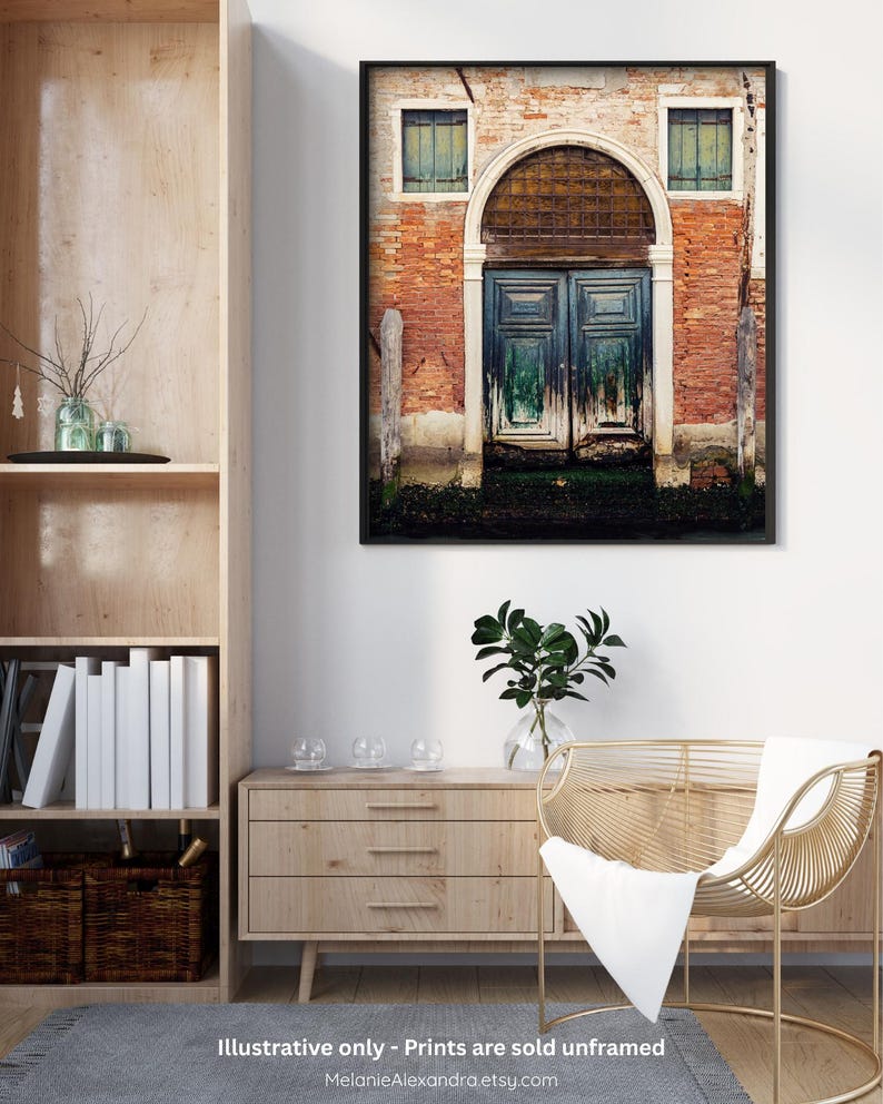 Rustic Venice Door Print | Italy Wall Art | Venice Travel Photography ...