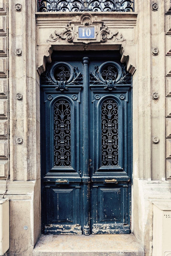 Paris Door Photography Print Paris France Architectural Home | Etsy