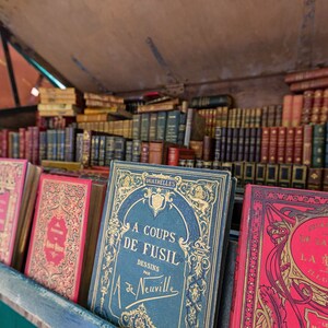 Paris Photography, Paris Wall Art Print, Antique Books Office Wall ...