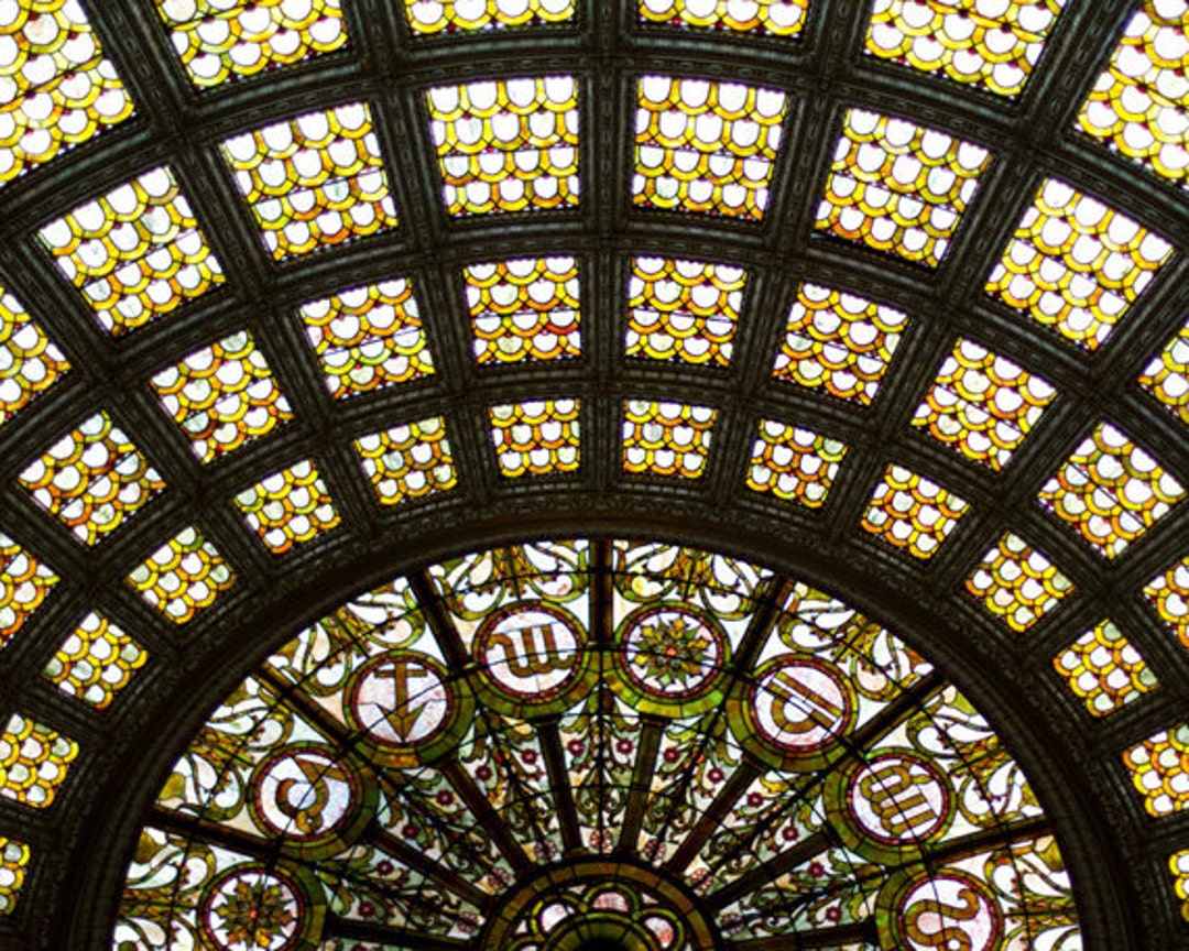 Chicago Photography, Tiffany Stained Glass Dome Fine Art Photography ...
