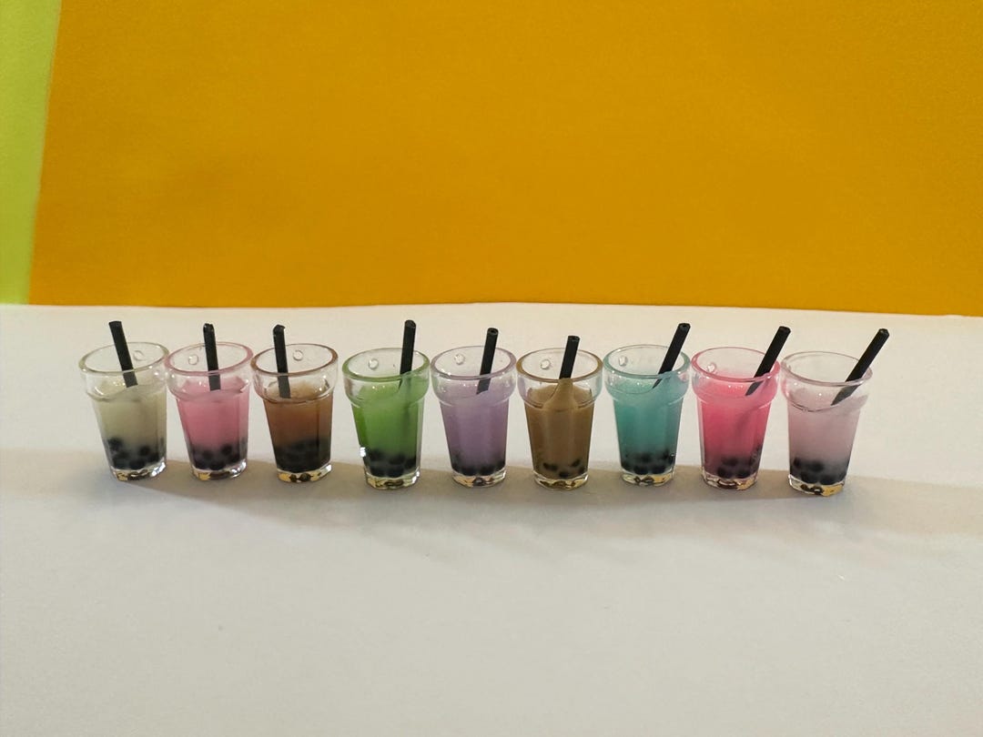 Mini Boba Tea Earrings for the Teacher, Friend, Boho, Hippie, LBTQIA ...