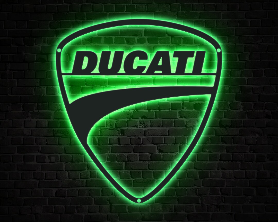 Ducati Metal Wall Decor, Metal Wall Art, Ducati Metal Sign, Ducati Wall ...