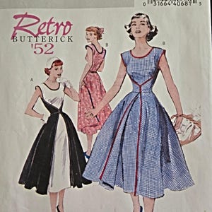 Retro Butterick '52 B4790 Fast & Easy MISSES' WRAP DRESS: Very Easy ...