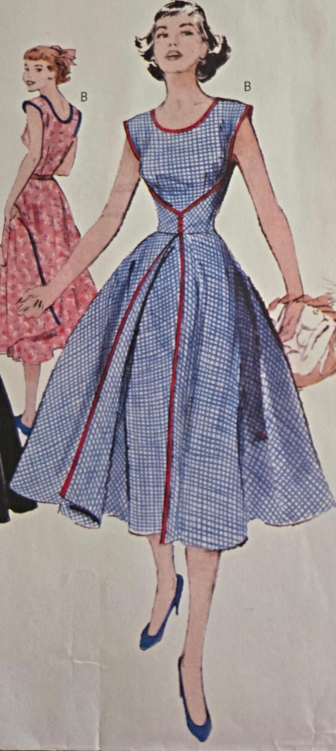 Retro Butterick '52 B4790 Fast & Easy MISSES' WRAP DRESS: Very Easy ...