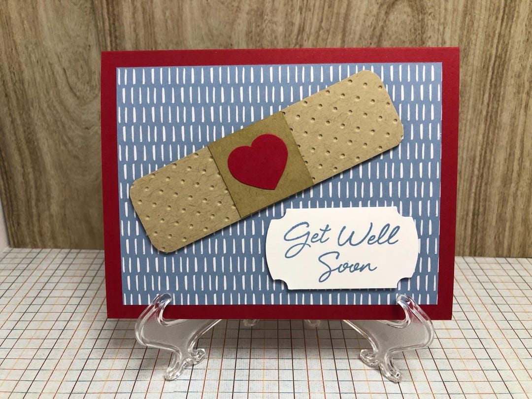 Bandage Get Well Card-blank Inside - Etsy